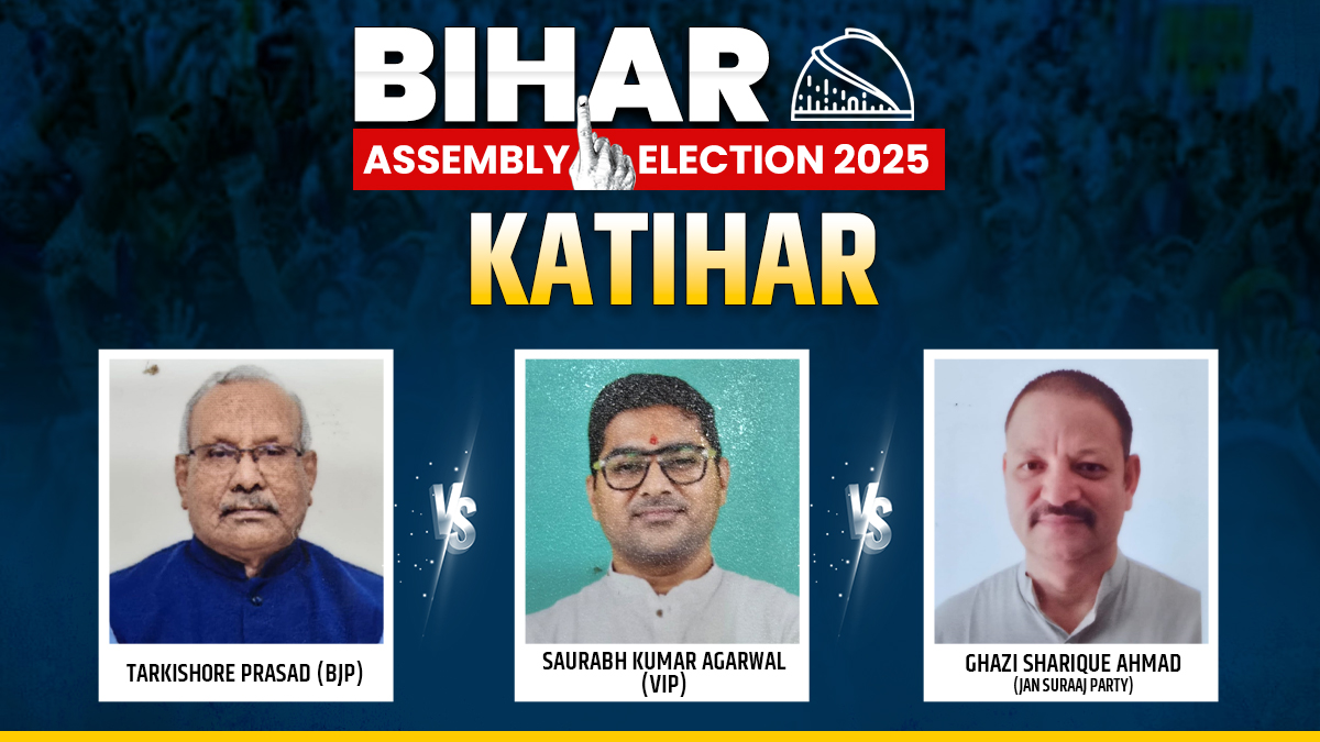 Katihar Assembly Election 2025: BJP's Tarakishore Prasad in three-way ...