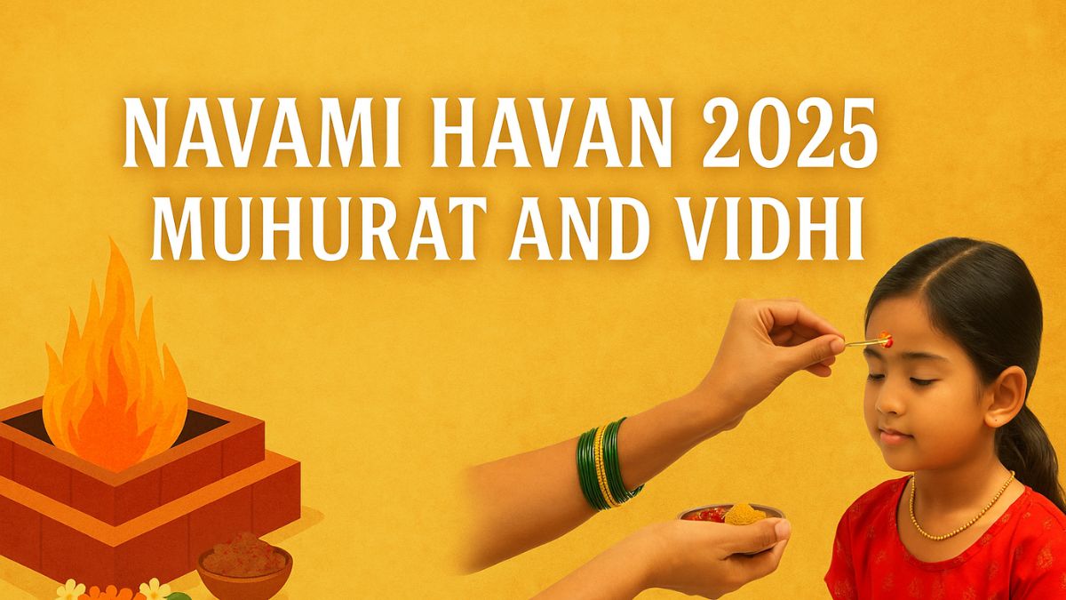 Navami Havan 2025 muhurat and vidhi: Step-by-step puja guide with mantras | Spirituality News ...