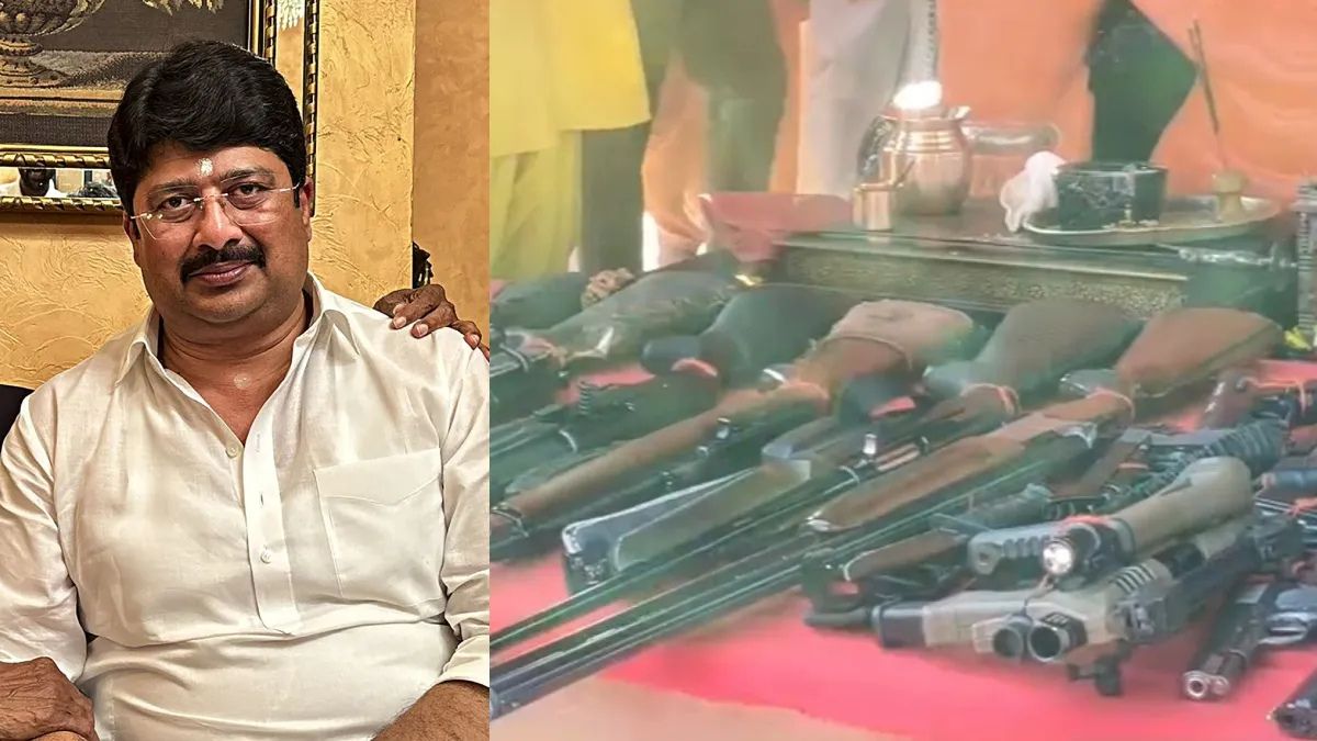 Raja Bhaiya showcases over 200 weapons to mark Dussehra with ...