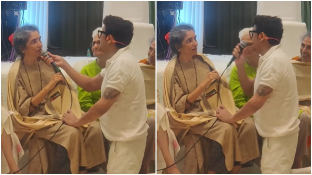 Sonu Nigam's touching gesture at Satish Shah's prayer meet; urges Madhu ...