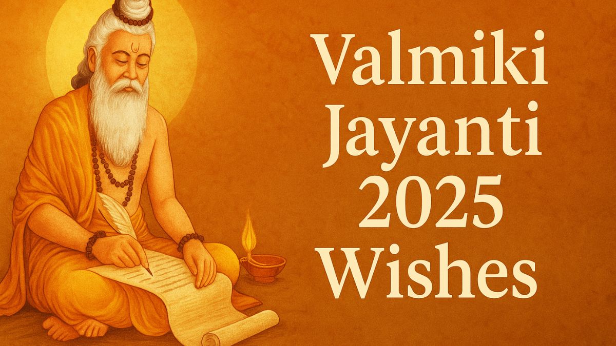 Valmiki Jayanti 2025 wishes in English, Hindi, and Kannada to honour Maharishi Valmiki | Events ...