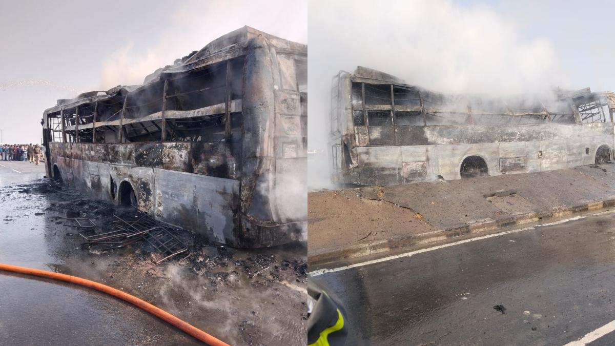 Delhi-Varanasi sleeper bus, carrying 30-40 passengers, catches fire ...