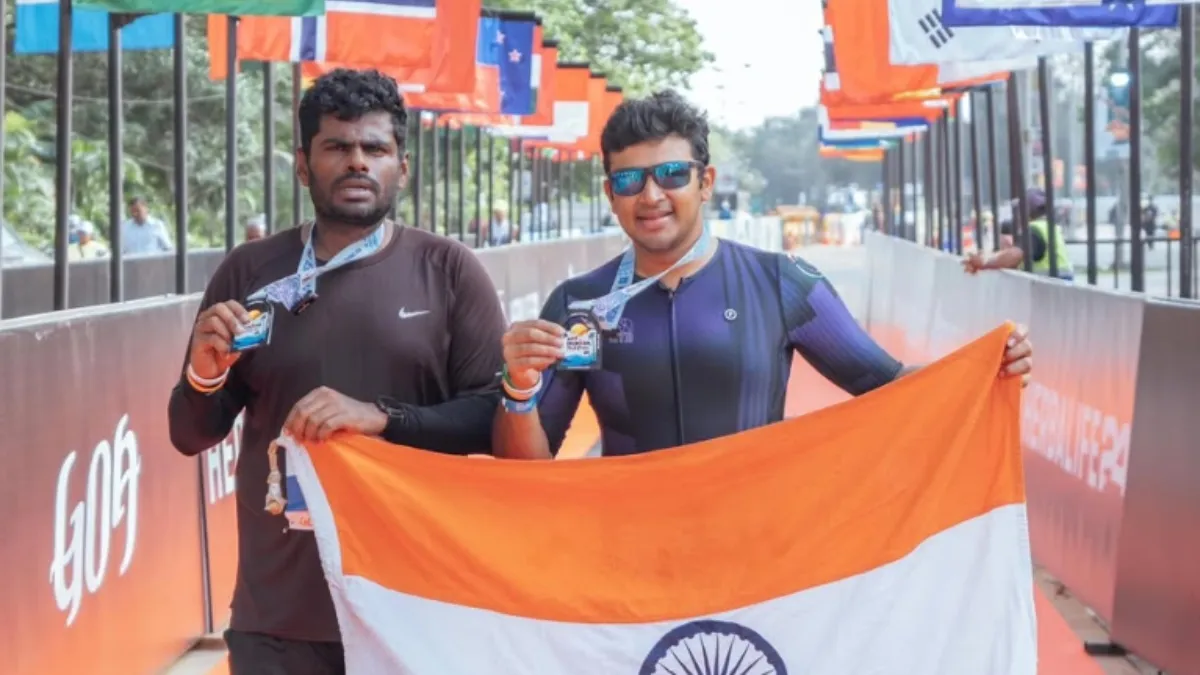 Tejasvi Surya, Annamalai complete Ironman 70.3 Goa 2025, PM Modi hails ...
