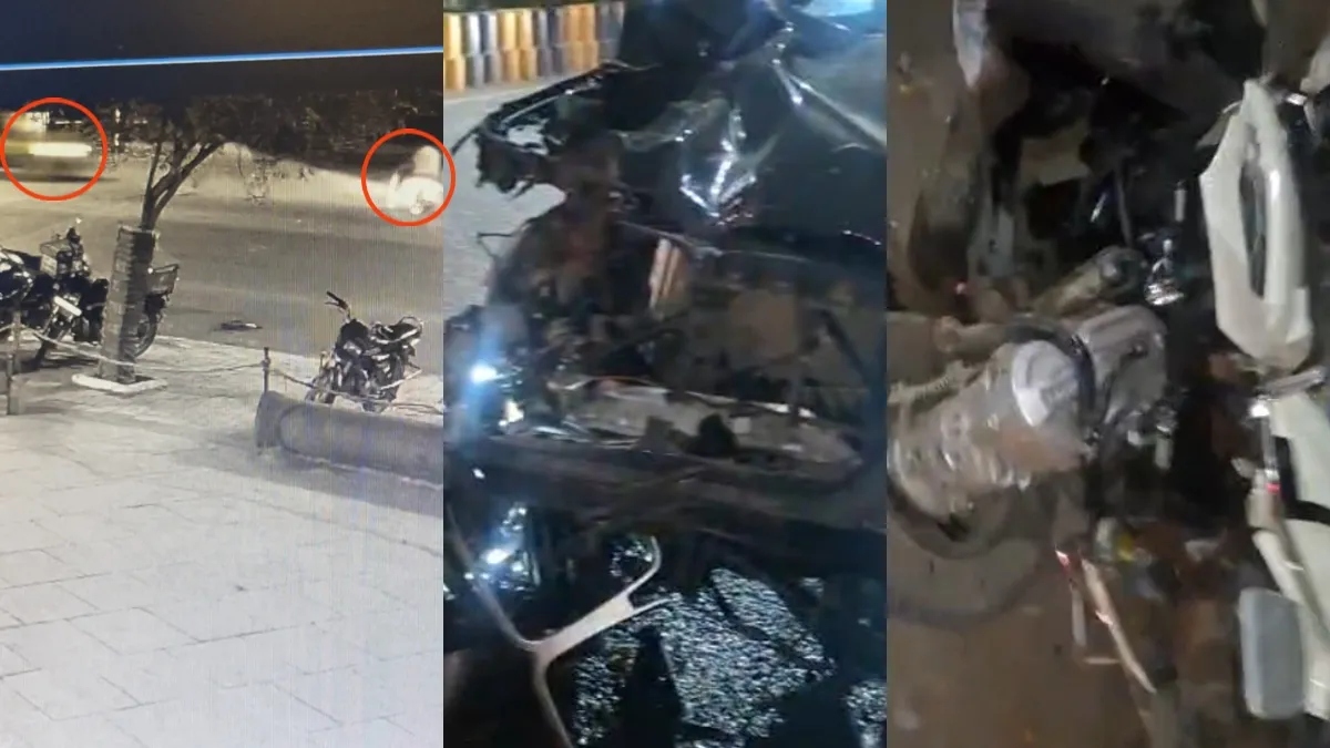 Rajkot accident: 20-year-old killed as speeding BMW drags scooter for 1 ...