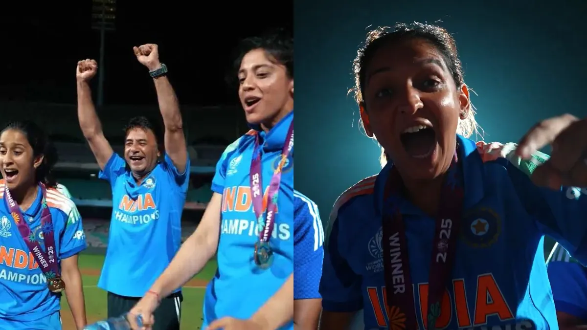 After winning World Cup 2025, Indian women unveil Team song made four ...