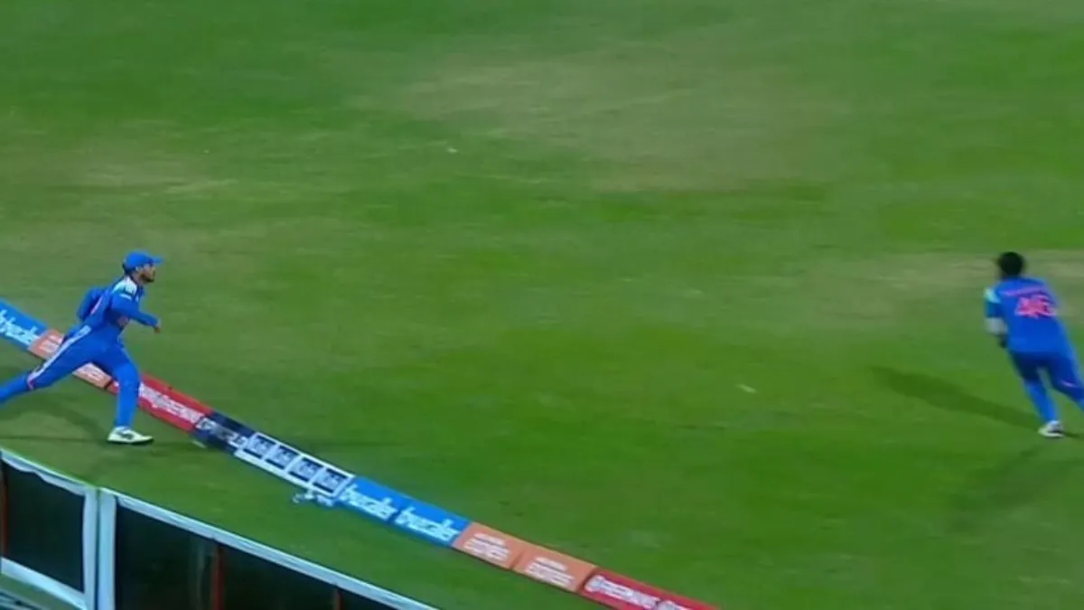 India A denied wicket of Pakistan A's Maaz Sadaqat despite brilliant ...