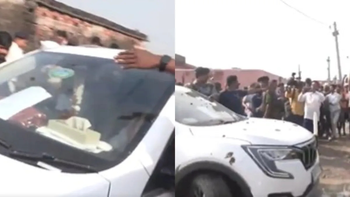 Bihar Deputy CM Vijay Sinha's convoy attacked in Lakhisarai, EC calls ...