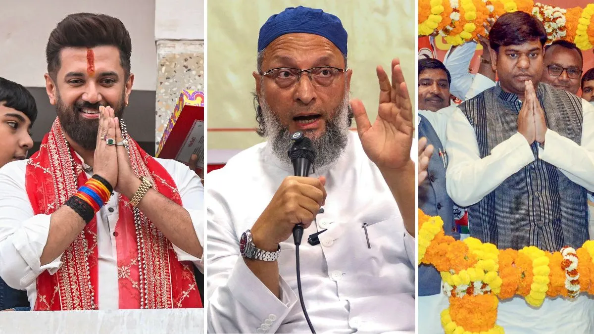 Fragmentation of third space in Bihar polls: How LJP-RV, AIMIM and VIP fared in 2025 elections ...