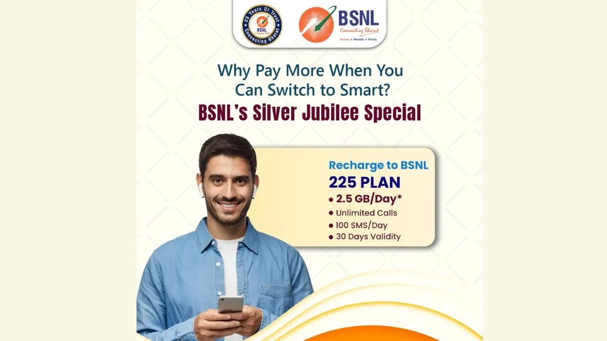 BSNL launches new Silver Jubilee Plan with unlimited calls, 2.5GB daily ...
