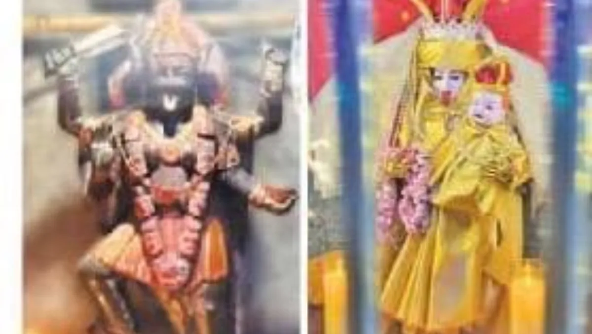 Kali Mata idol found dressed as Mother Mary in Mumbai temple, priest ...