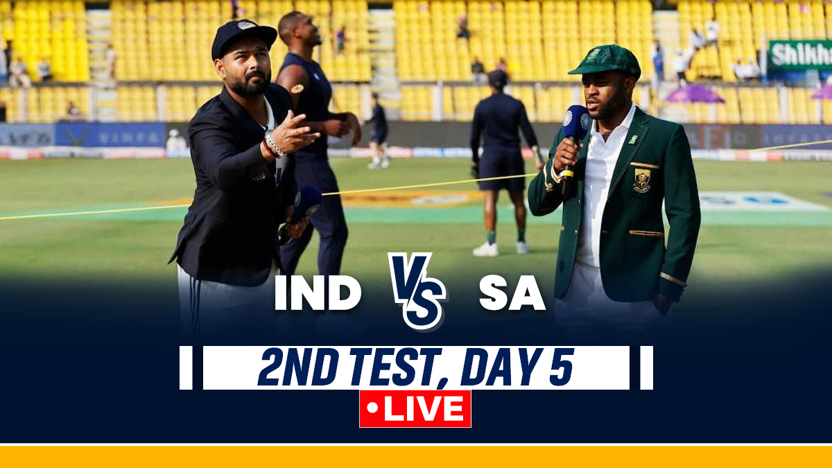IND vs SA 2nd Test Live Cricket Score: India vs South Africa Day 5 Live ...
