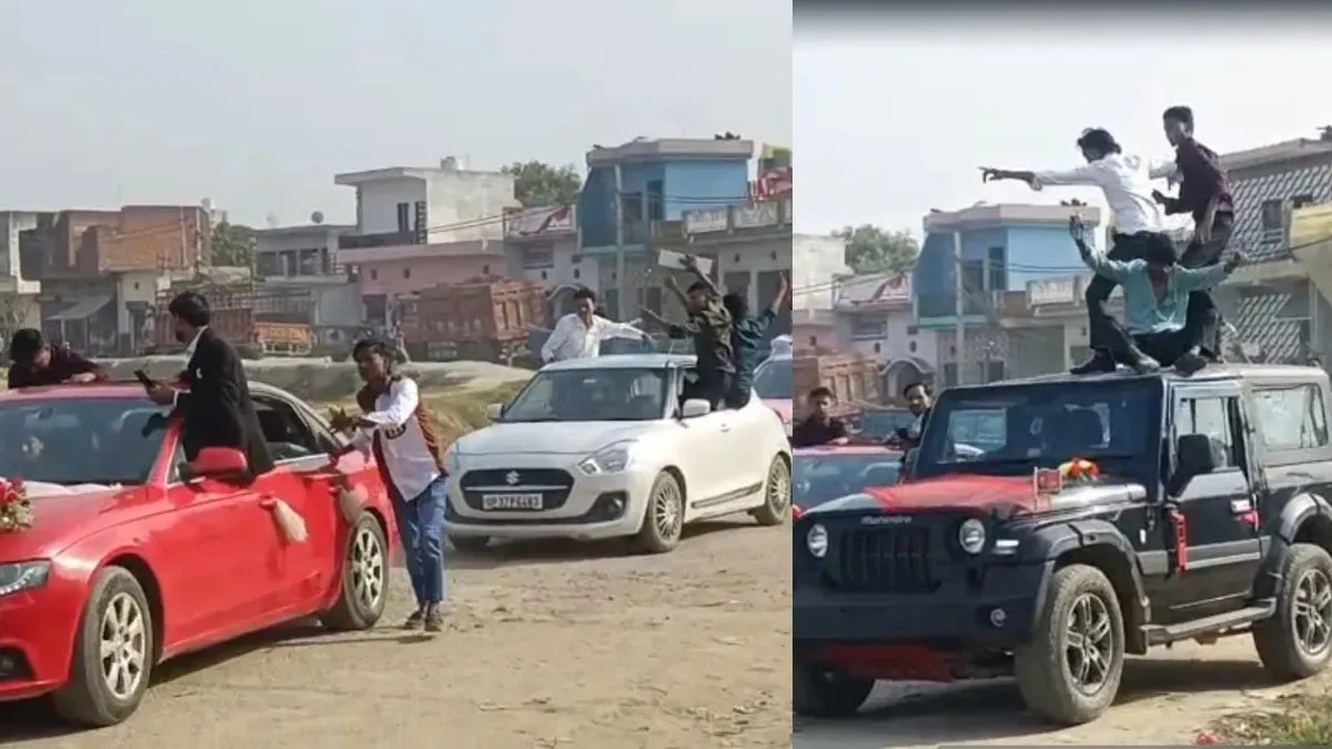 Meerut wedding baraat turns into stunt show; case filed after video ...