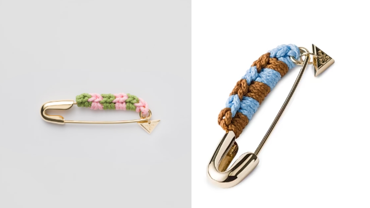 Prada safety pin brooch price Rs 69,000 | Internet reacts to luxury ...