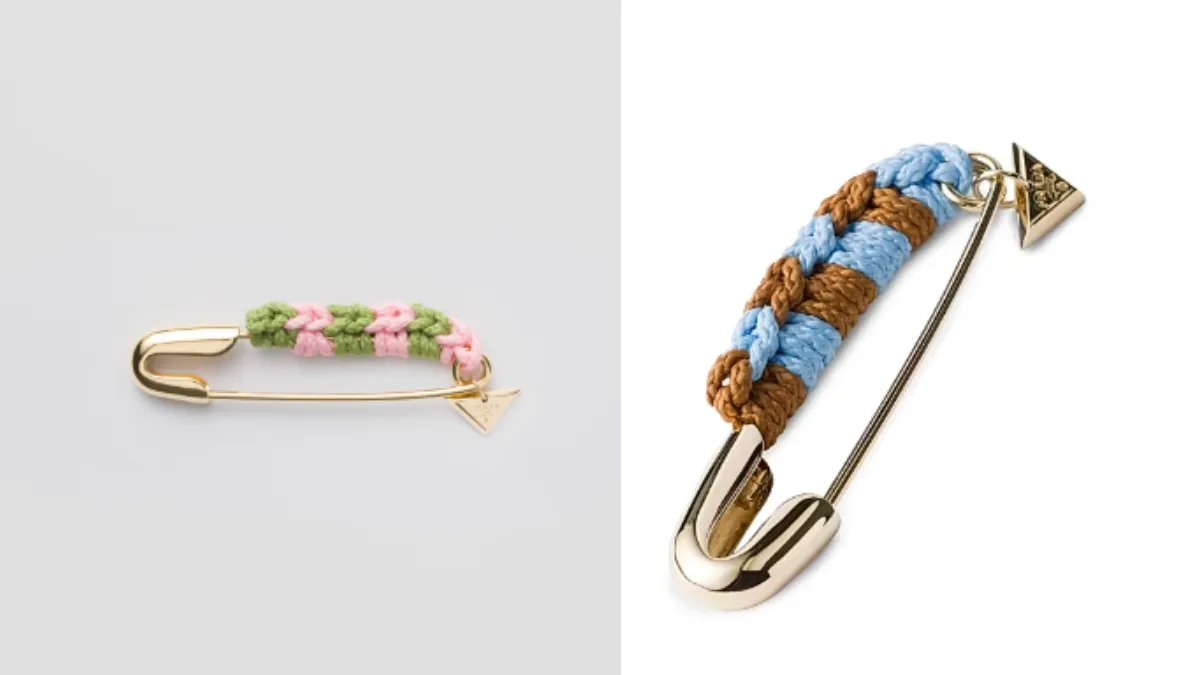 Prada safety pin brooch price Rs 69,000 | Internet reacts to luxury ...
