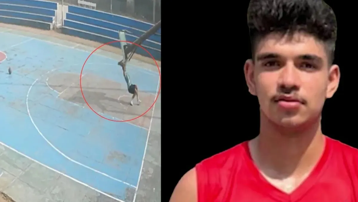 Haryana: 16-year-old boy dies as basketball pole falls on him, CCTV ...