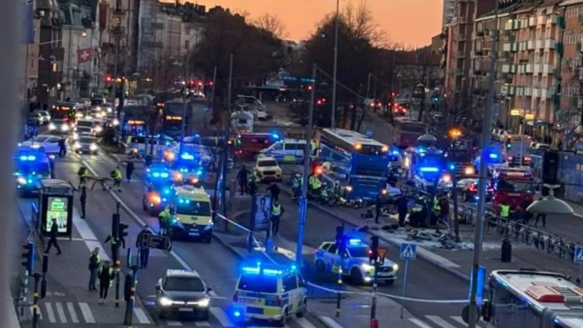 Sweden: Several feared dead after bus ploughs into pedestrians in ...