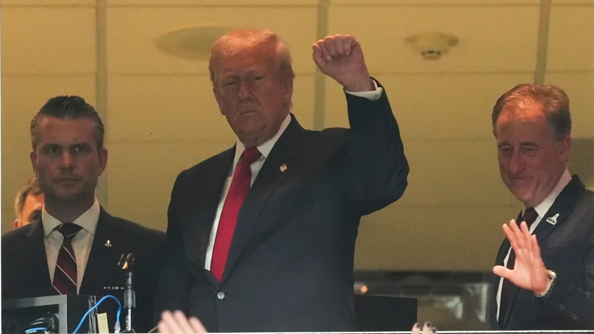 Trump booed by NFL fans as he attended a regular-season game in ...