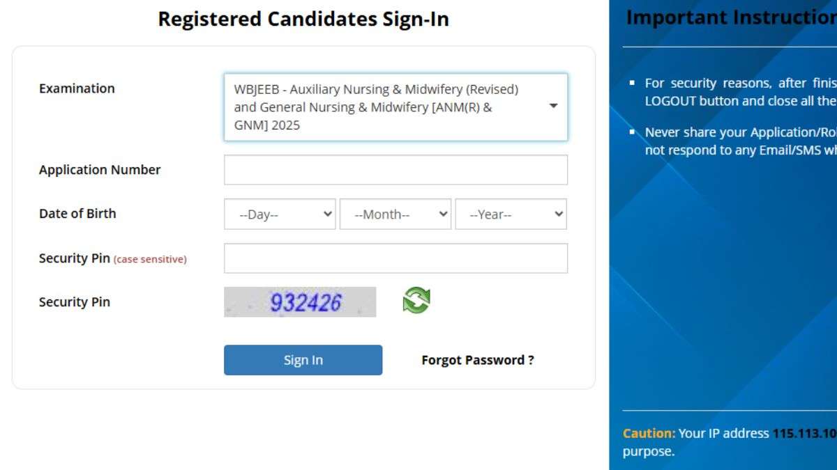 WBJEE ANM & GNM results 2025 out at wbjeeb.nic.in; how to download ...