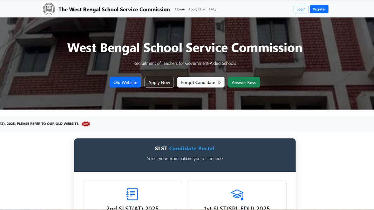 WBSSC SLST result 2025 out at wbssc.gov.in; direct link, websites ...