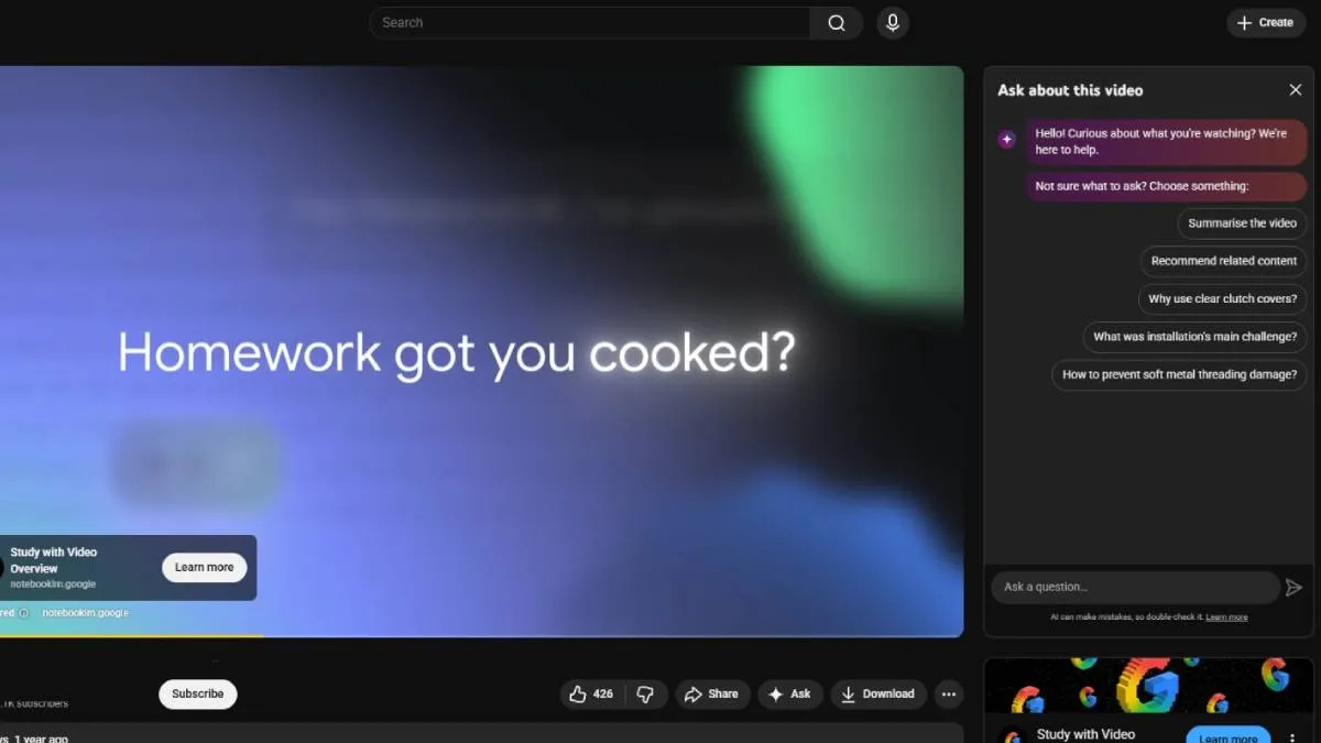 YouTube rolls out new Gemini-powered 'Ask' feature: How it works ...