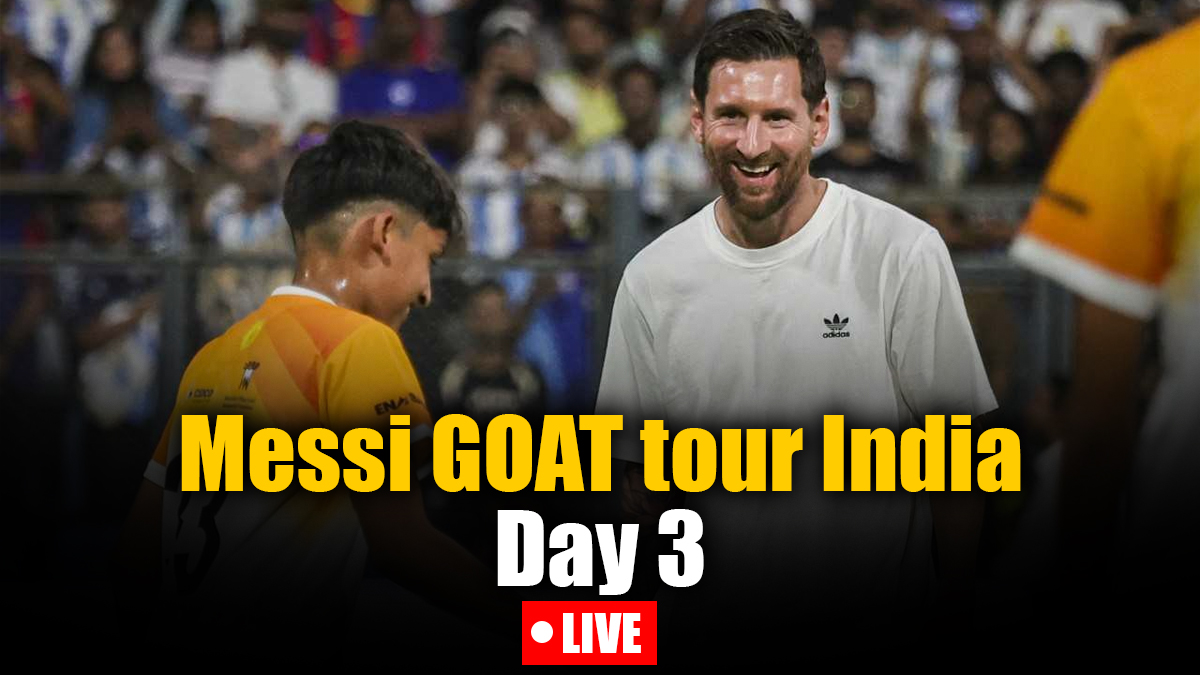 Messi GOAT tour India, Day 3 Live: Lionel Messi Delhi Live Updates ...