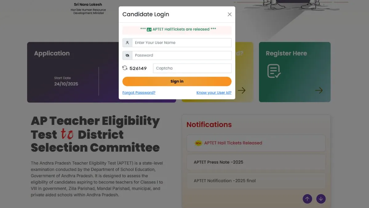 AP TET admit card 2025 out at tet2dsc.apcfss.in; direct link, how to ...