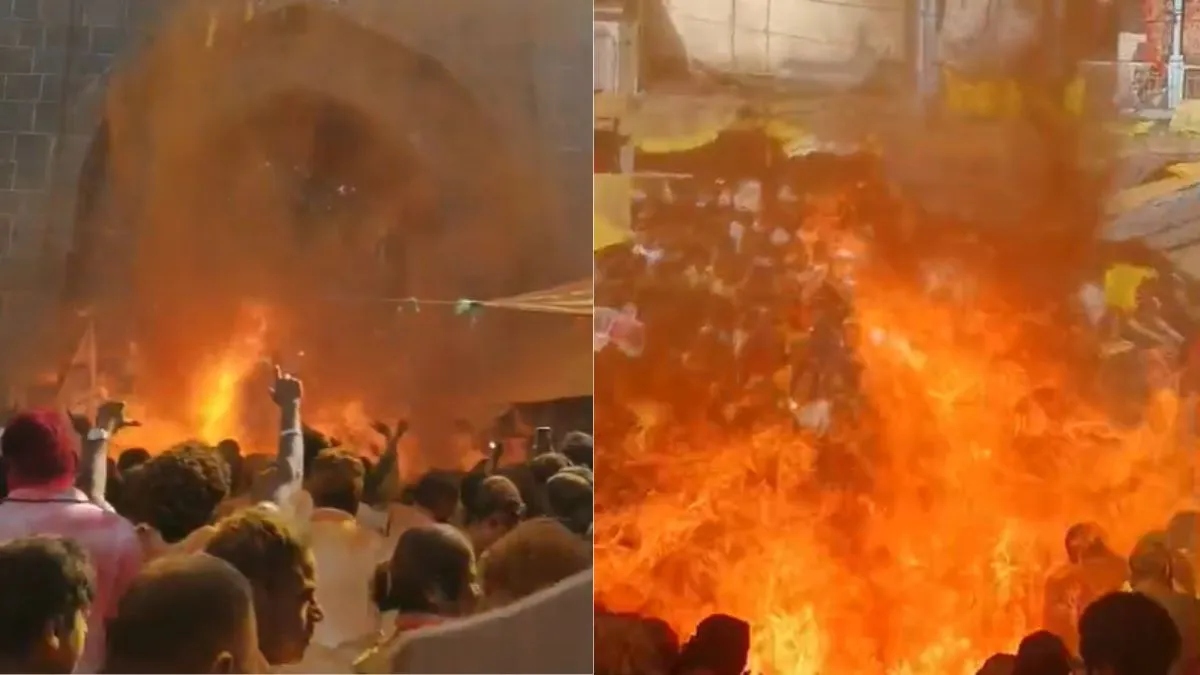 Fire breaks out in Pune during celebrations of Maharashtra local body ...