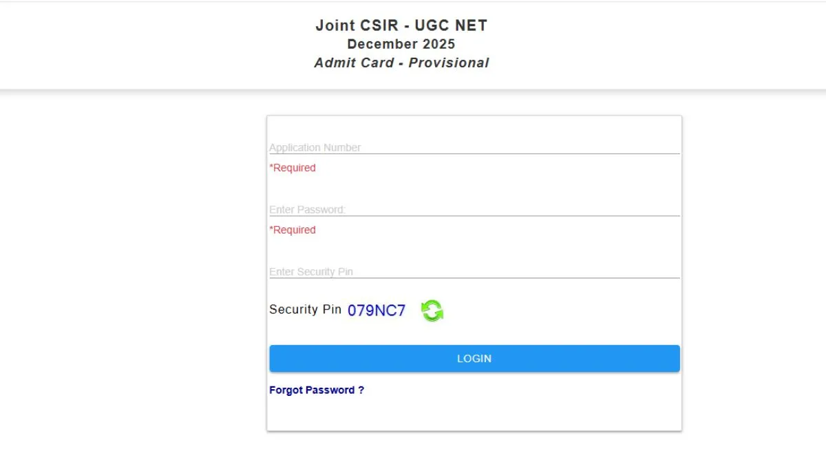 CSIR UGC NET December admit card 2025 out at csirnet.nta.nic.in; how to ...