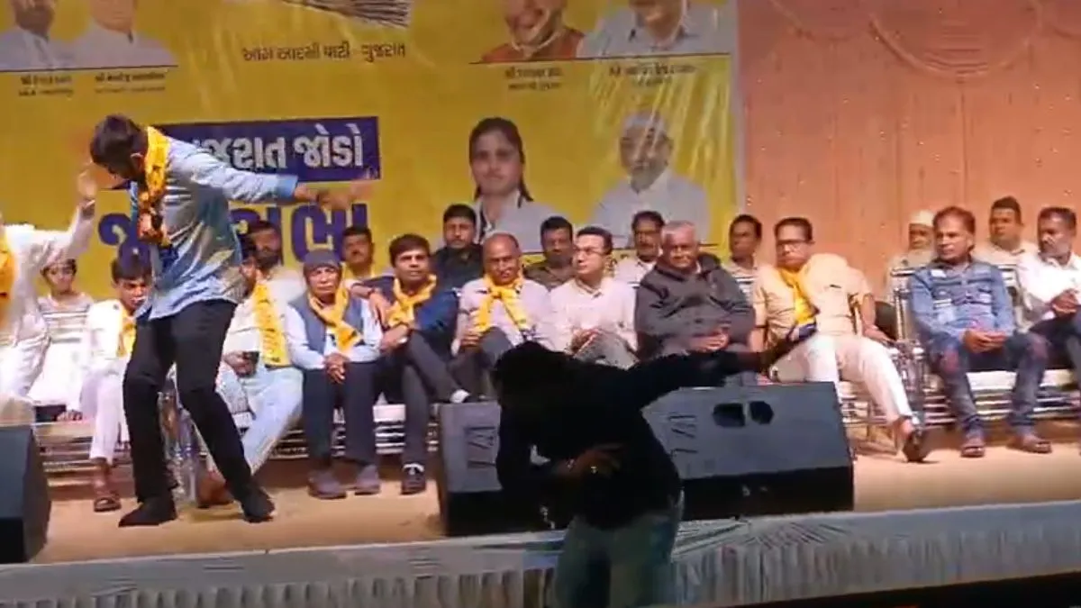 Shoe thrown at AAP MLA Gopal Italia in Gujarat's Jamnagar; party slams ...