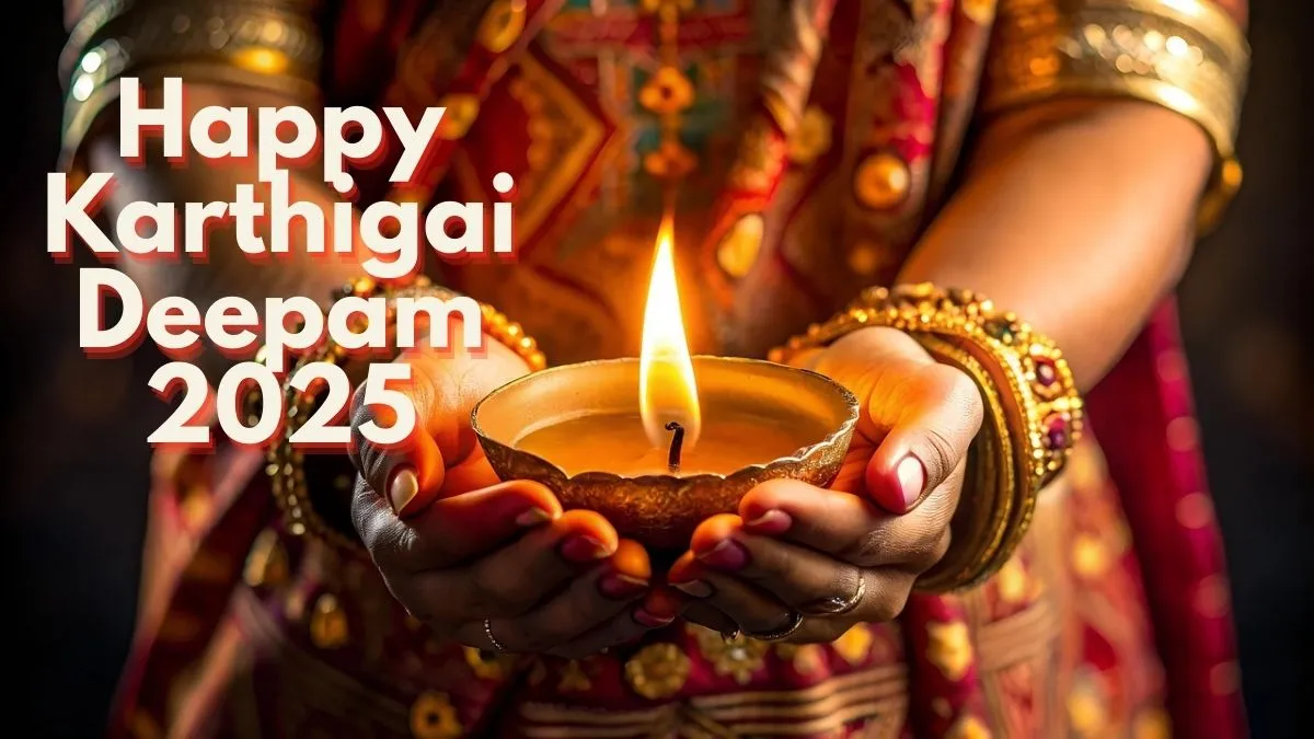 Karthigai Deepam 2025 wishes in Tamil and English | Karthigai Deepam ...