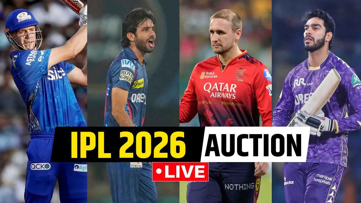 IPL Auction 2026 Live Updates: Player auction Abu Dhabi highlights most ...