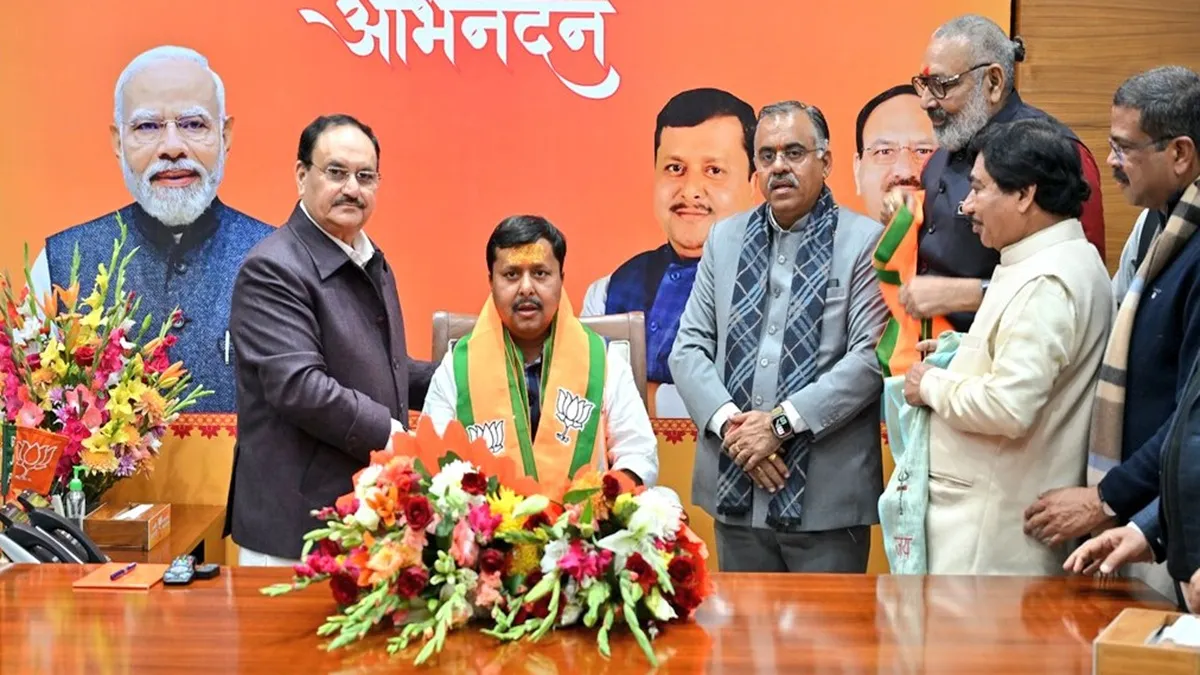 Nitin Nabin takes charge as working president of BJP at party ...