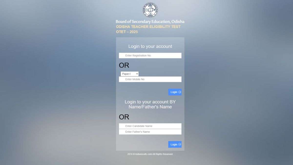 OTET admit card 2025 out at bseodisha.ac.in; how to download | Jobs ...