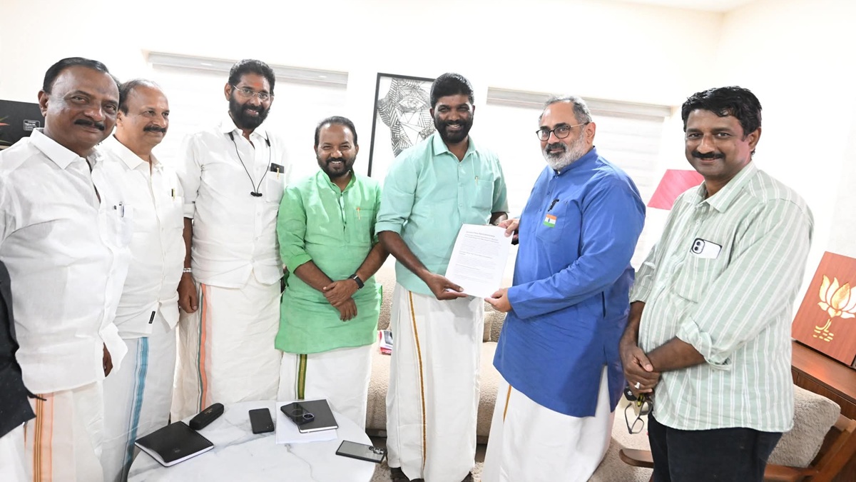 BJP leader VV Rajesh likely to be named as mayor of Thiruvananthapuram ...