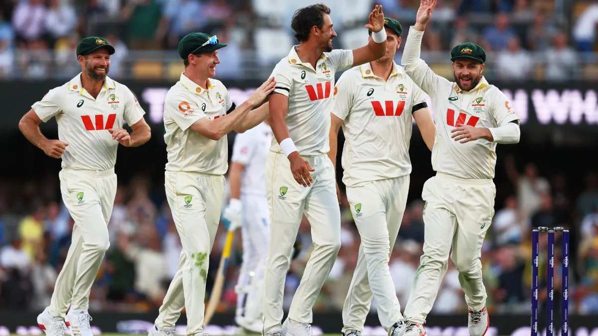 Mitchell Starc reacts after becoming the most prolific left-arm seamer ...