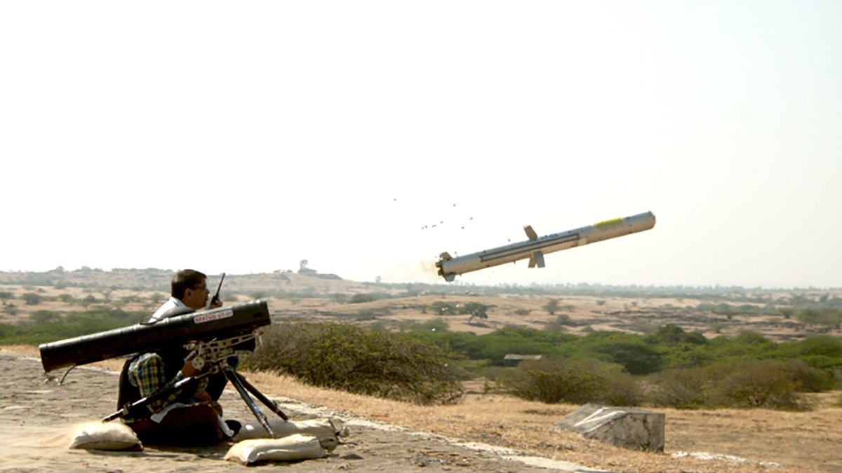 DRDO flight-tests portable anti-tank guided missile with top attack ...