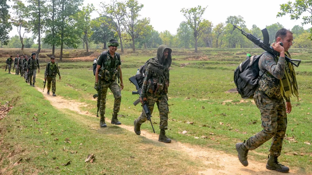 Exchange of fire between security forces and Naxalites in Chhattisgarh ...