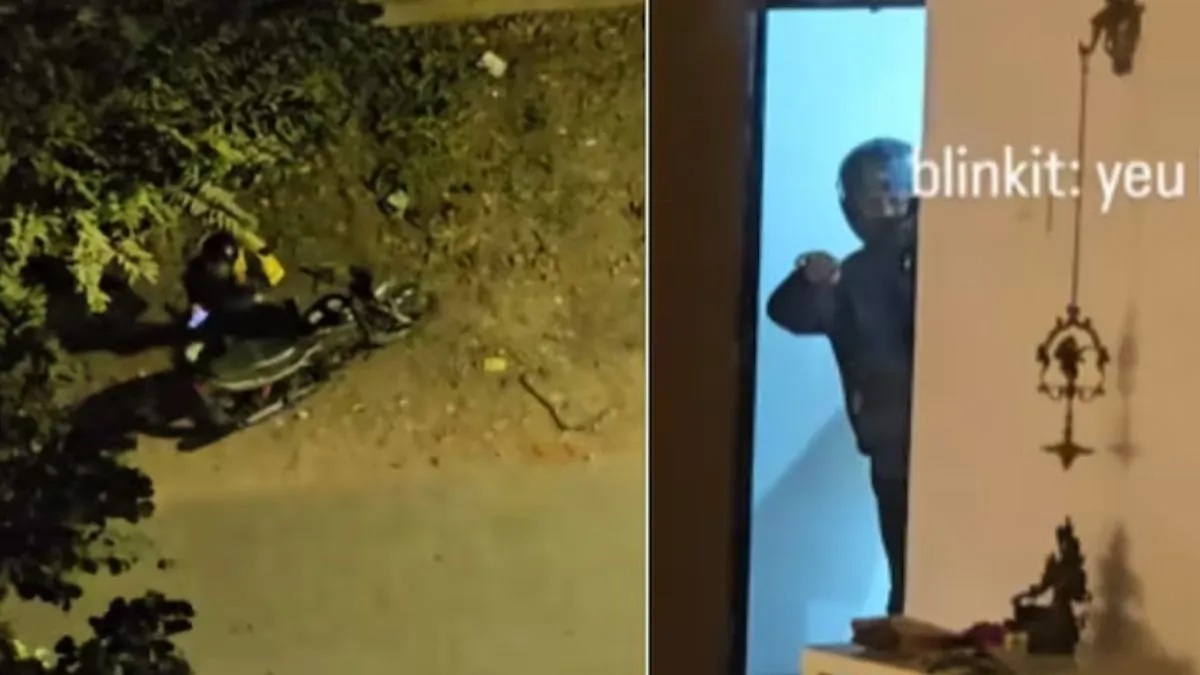 Pune man trapped on balcony at 3 am saved by Blinkit delivery agent ...