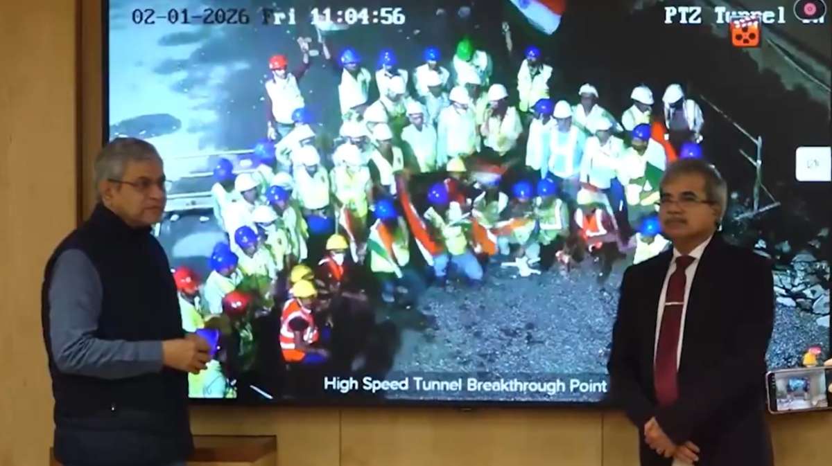 Mumbai-Ahmedabad bullet train hits key milestone with first mountain ...