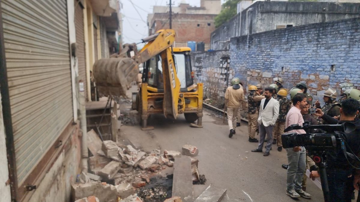 Chomu violence: Bulldozer action begins amid heightened security ...