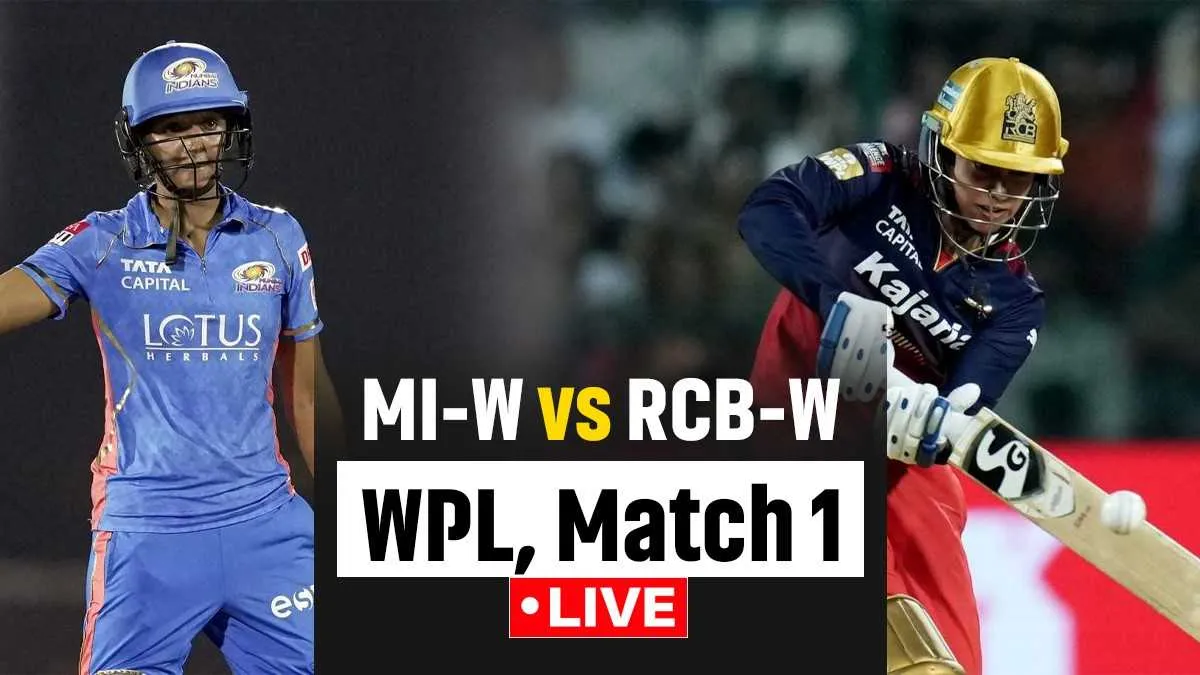 MI vs RCB WPL Match Score Live: Defending champions MI hope for good ...