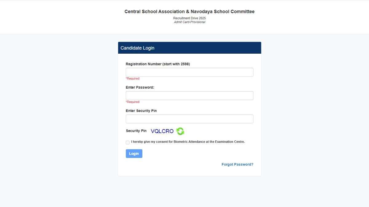 KVS, NVS admit card 2026 out at kvsangathan.nic.in; steps to download ...