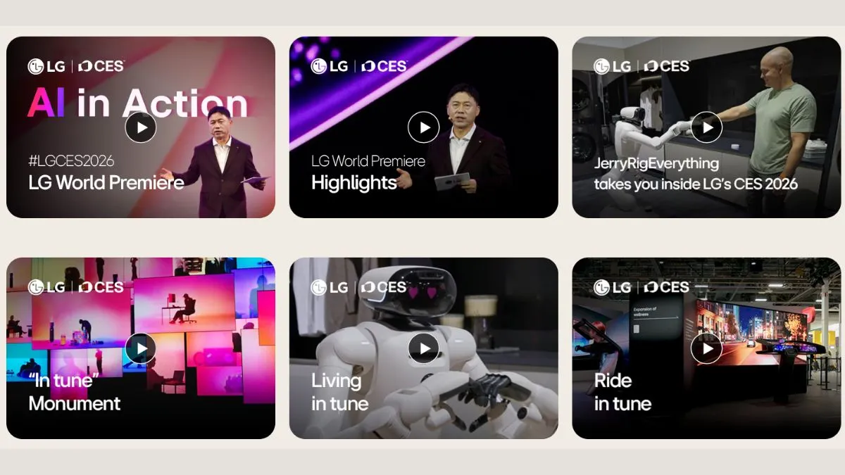 CES 2026: LG Brings AI-powered homes, mobility and entertainment under ...