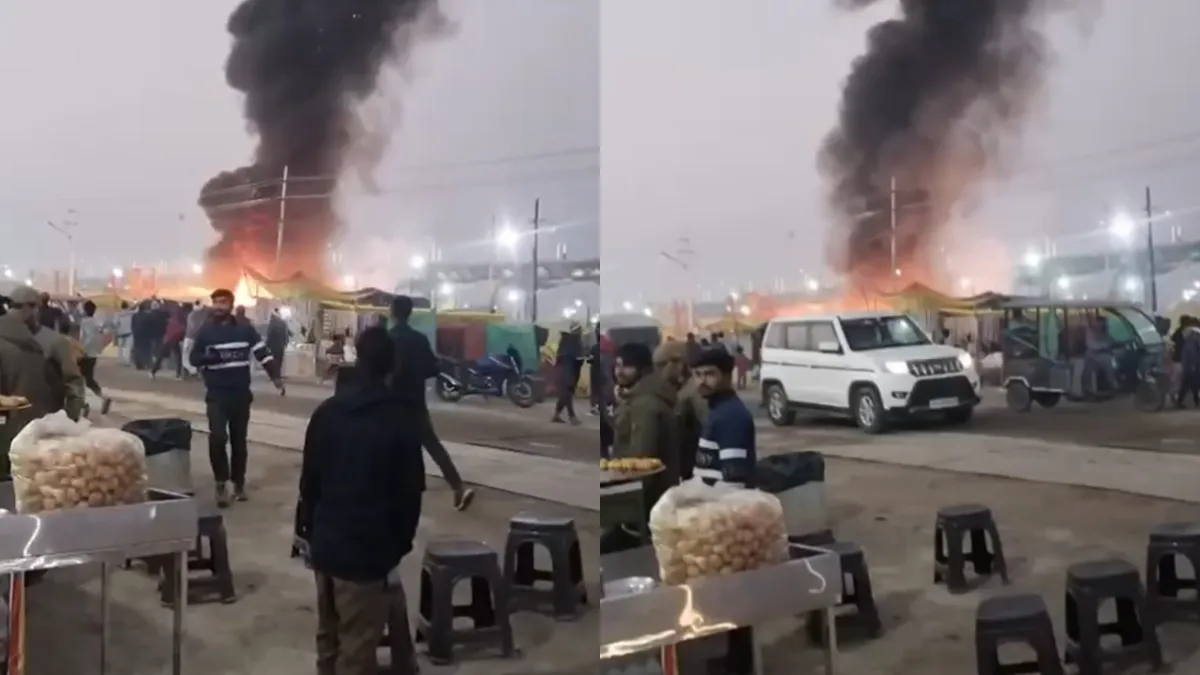 Prayagraj Magh Mela fire: Blaze erupts at Prayagraj Magh Mela, several ...