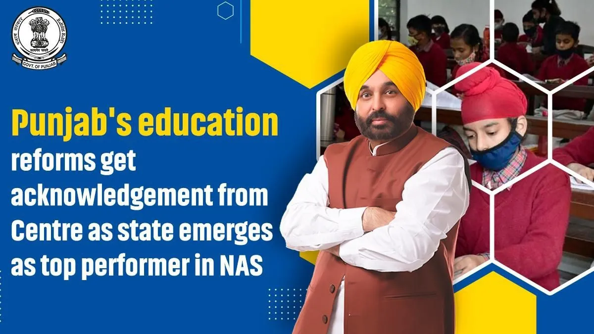 Punjab's education reforms get acknowledgement from Centre as state ...