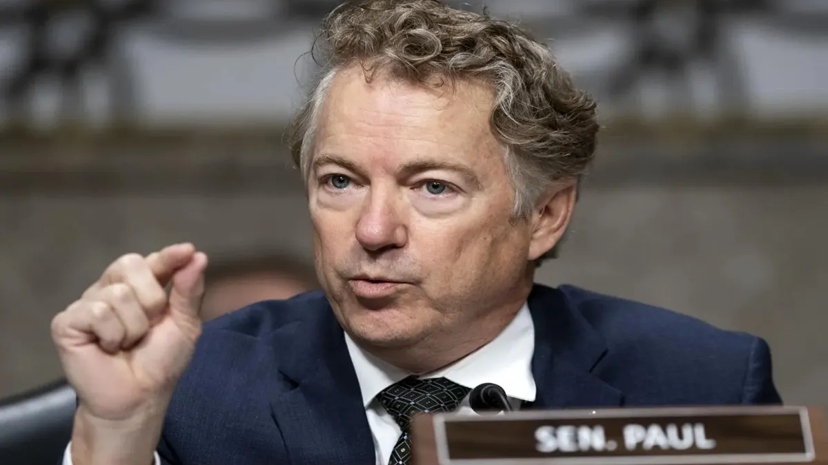 Senator Rand Paul slams Trump's 500% tariffs on trade partners ...