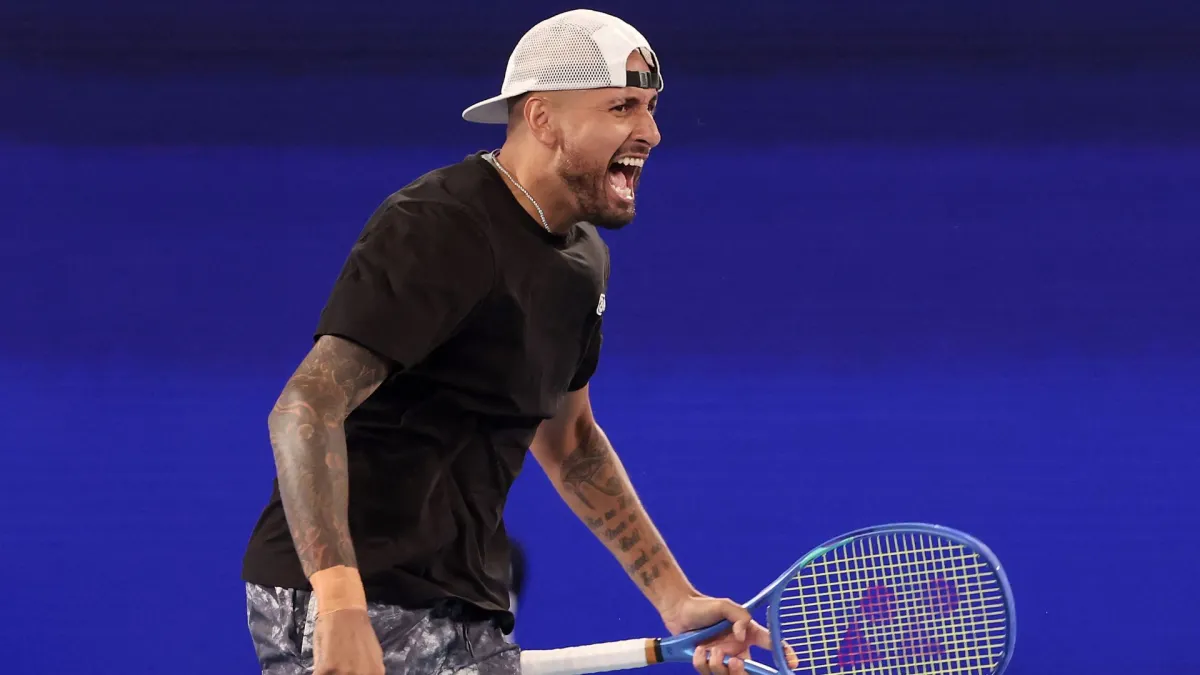 Nick Kyrgios opens up on his future after first-round men's doubles ...