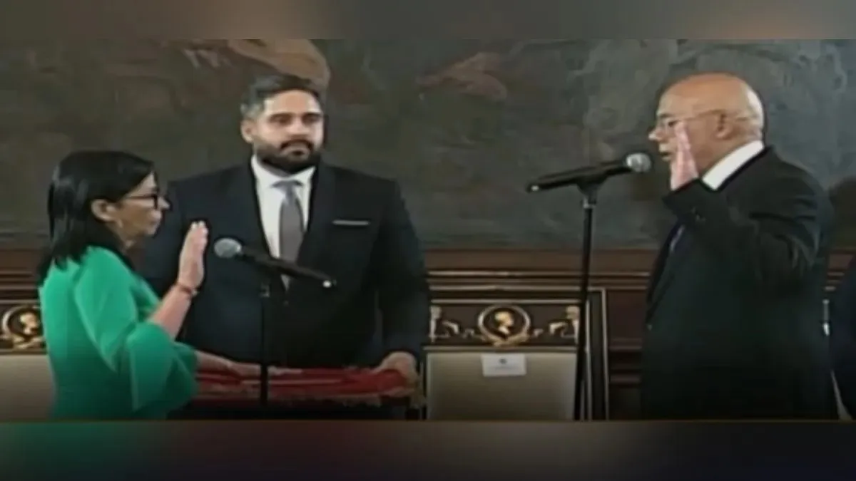 Maduro's VP Delcy Rodriguez sworn in as Venezuela's interim President ...