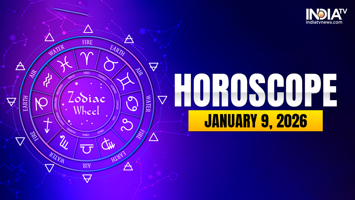 Horoscope today, January 9, 2026: Zodiac-wise predictions, lucky colour ...