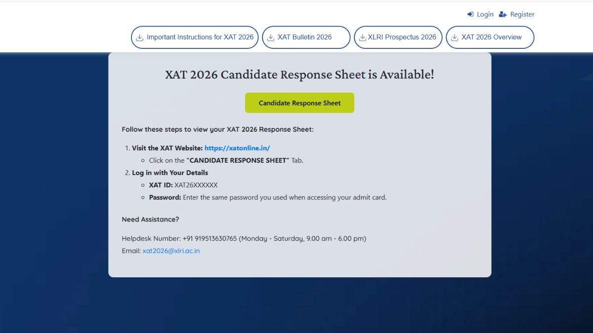 XAT answer key 2026: Check release date and time, direct link ...
